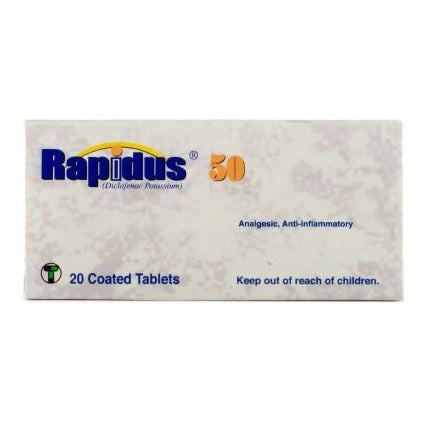 Rapidus 50Mg Tab 20S | Medicina Pharmacy – Al Manara Pharmacy