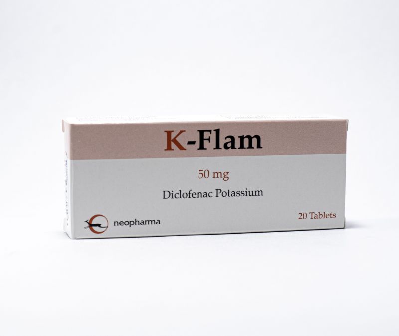 K Flam Tab 50Mg Tab 20S | Medicina Pharmacy – Al Manara Pharmacy