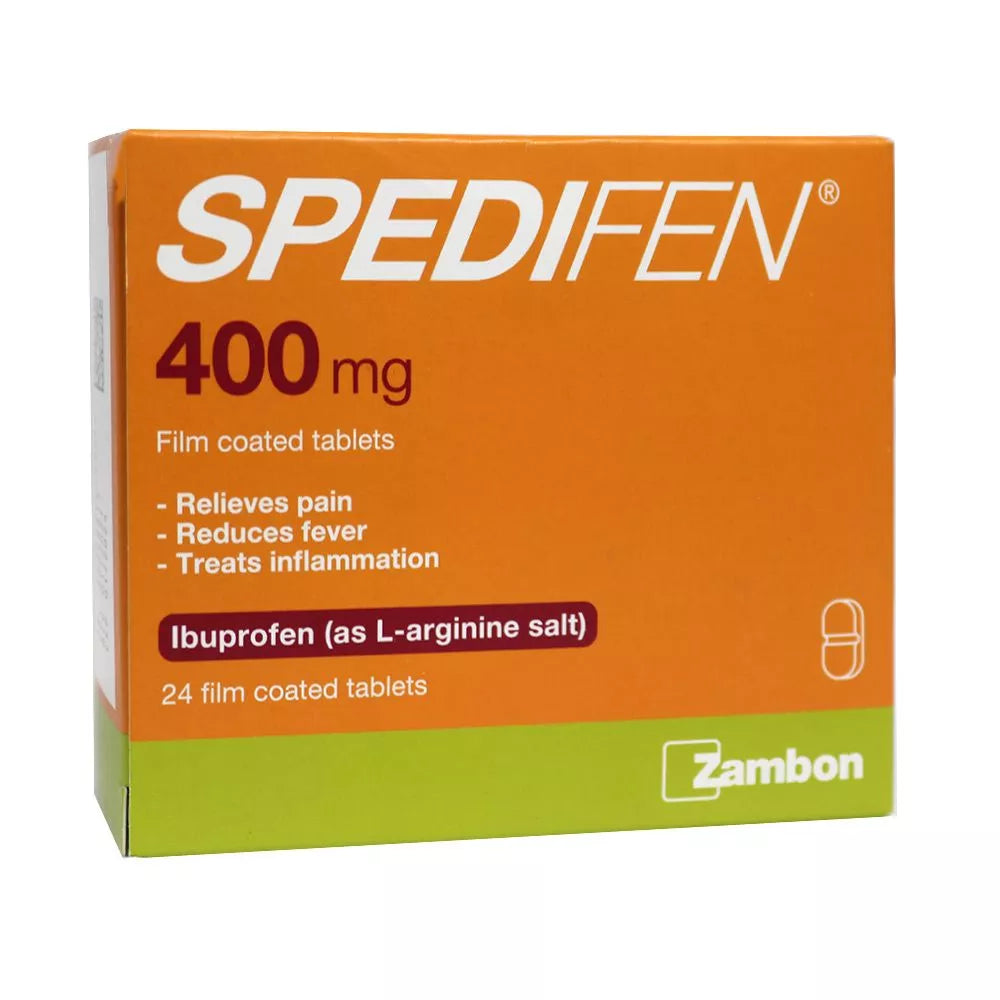 Spedifen 400mg Tablets 24s | Medicina Pharmacy – Al Manara Pharmacy