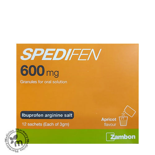Spedifen 600mg Sachets 12s | Medicina Pharmacy – Al Manara Pharmacy