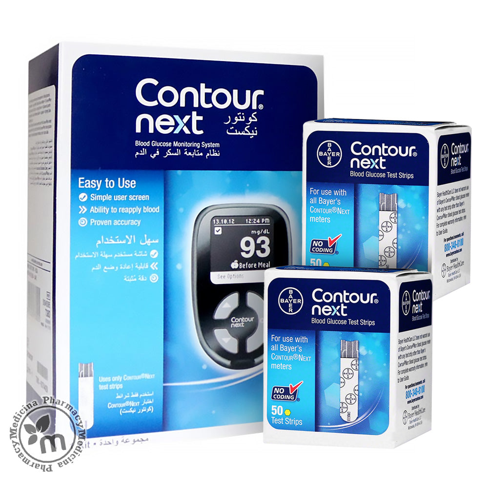 Bayer Contour Next Glucometer Offer " 2 Stips + Free Device" – Al ...