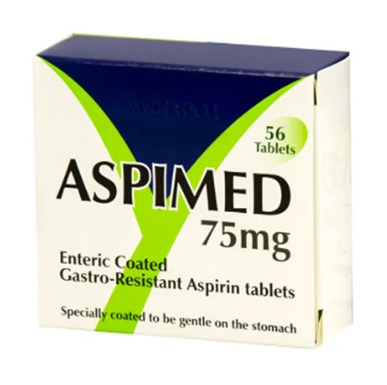 Aspimed 75mg Tablets 56s – Al Manara Pharmacy