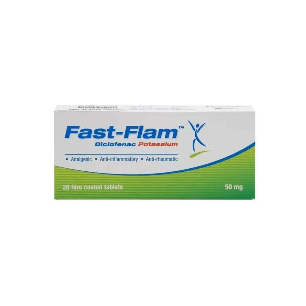 Fast-Flam 50 Mg Tab 20S | Medicina Pharmacy – Al Manara Pharmacy