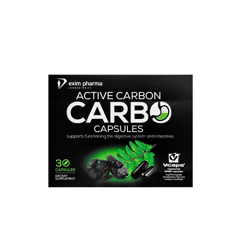 Active Carbon Carbo Capsules 30s | Medicina Pharmacy – Al Manara Pharmacy