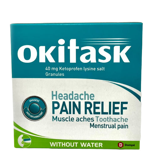 Okitask 40mg Granules Sachet 20s | Medicina Pharmacy – Al Manara Pharmacy