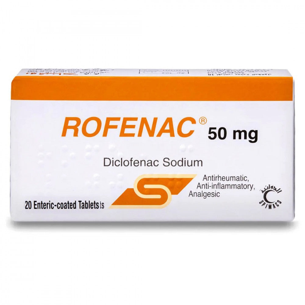 Rofenac D 50mg Tablets 20s | Medicina Pharmacy – Al Manara Pharmacy