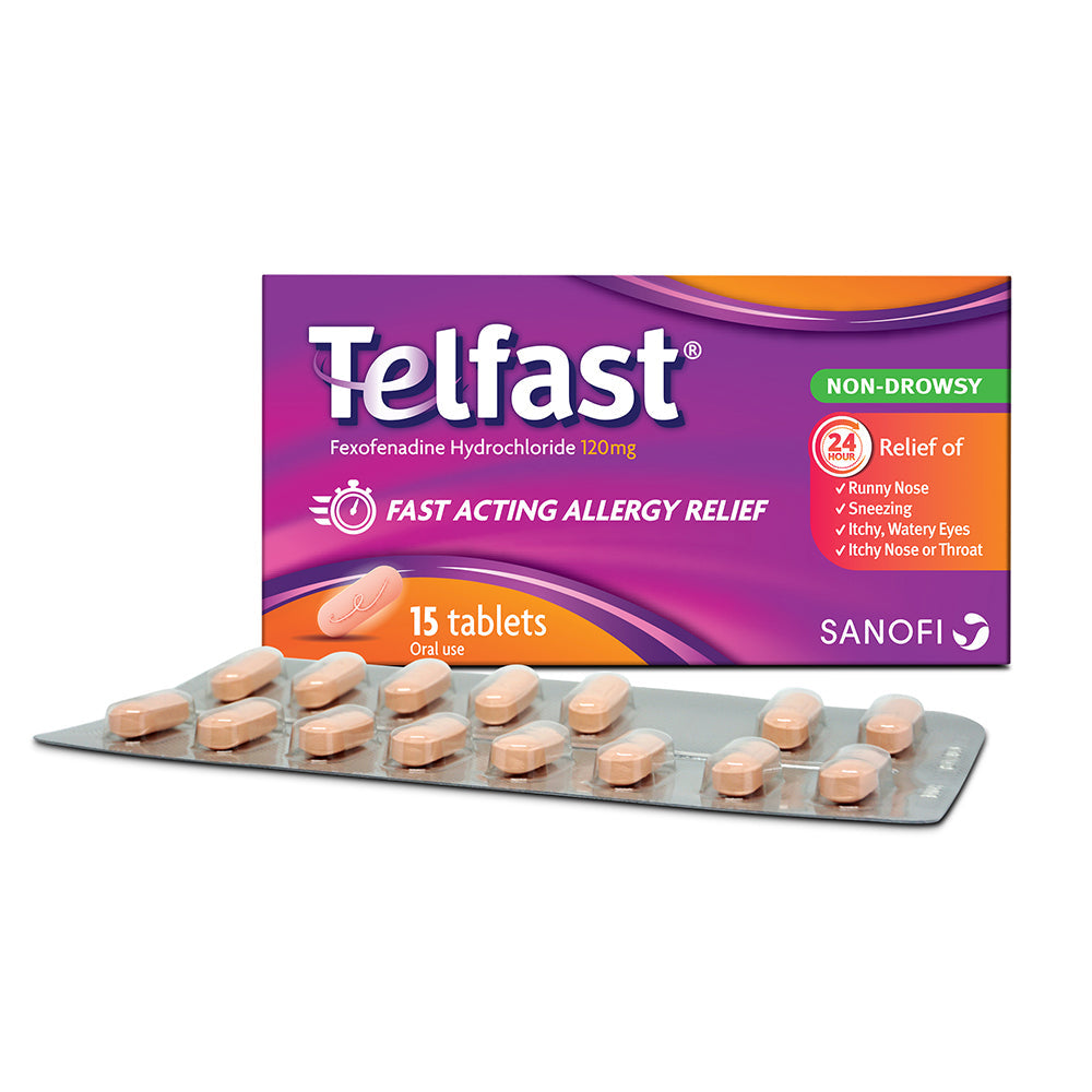 Telfast 120mg Tablets 15S | Medicina Pharmacy – Al Manara Pharmacy