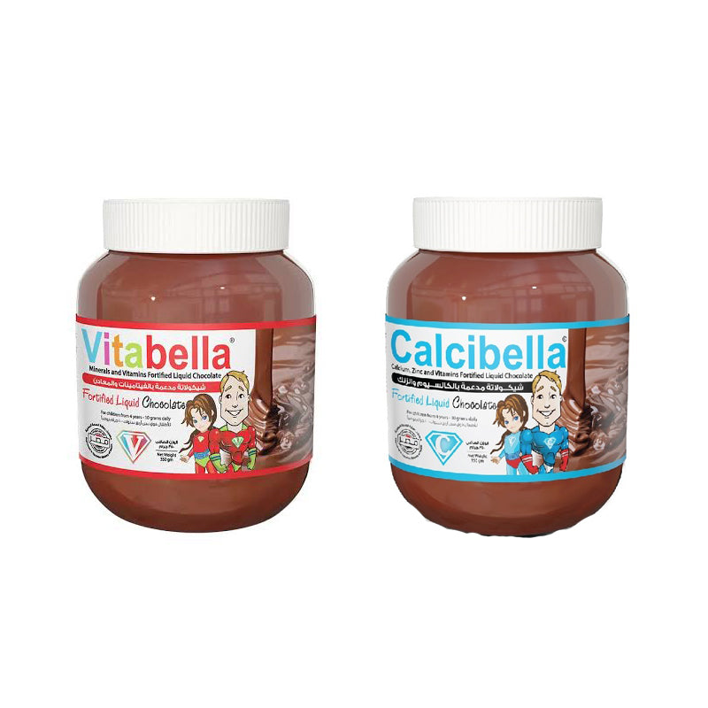 Calcibella + Vitabella Choco Spread 350g Offer Pack 2s – Al Manara Pharmacy