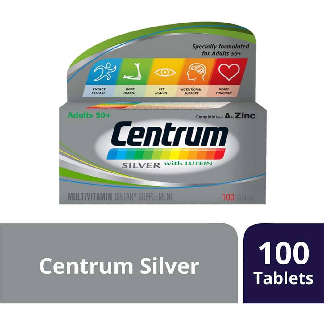 Centrum Silver Tablets 100s Multivitamins for Adults – Al Manara Pharmacy