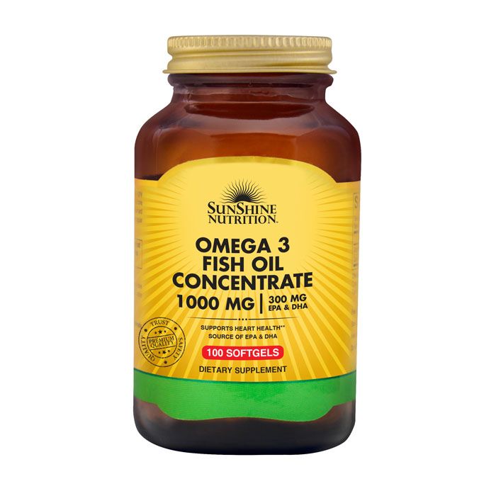 SUNSHINE OMEGA 3 FISH OIL 1000MG SOFTGELS 100S – Al Manara Pharmacy