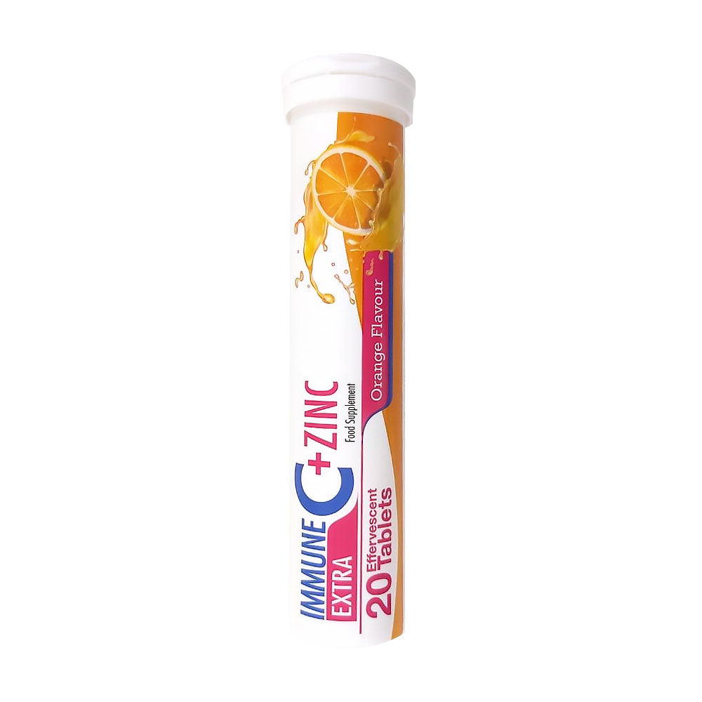 Immune Extra Vit C + Zinc Orange Flavor 20s – Al Manara Pharmacy