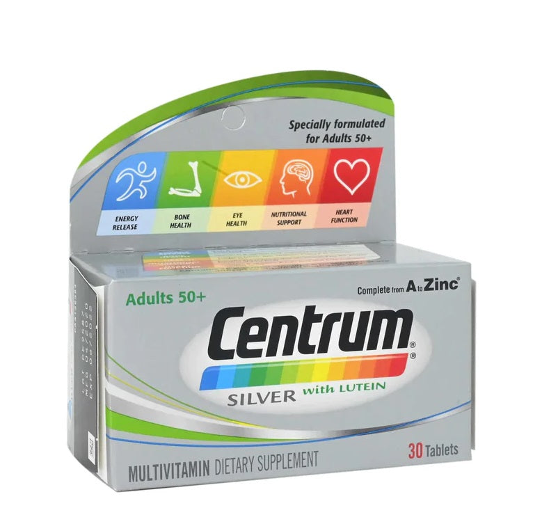 Centrum Silver Tablets 30s Multivitamin for Adults – Al Manara Pharmacy