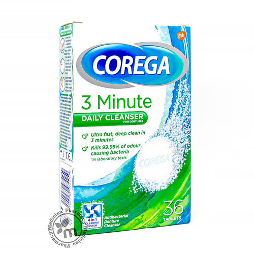 Corega Full Denture Cleanser Tablets 36s – Al Manara Pharmacy