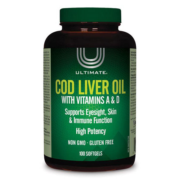 Ultimate Cod Liver Oil with Vitamin A & D Tablets 100s – Al Manara Pharmacy
