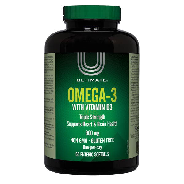 Ultimate Omega-3 900Mg + Vitamin D3 Cap 65'S – Al Manara Pharmacy