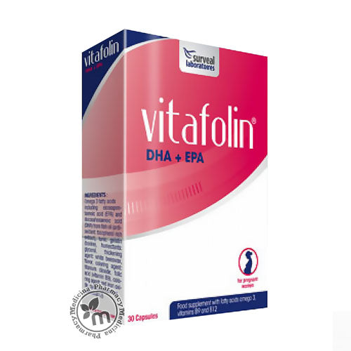 Vitafolin DHA+ EPA Capsules, 30s – Al Manara Pharmacy