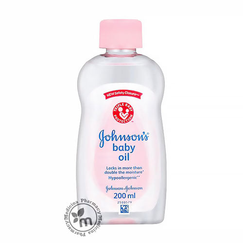 Johnsons Baby Oil 200mL – Al Manara Pharmacy