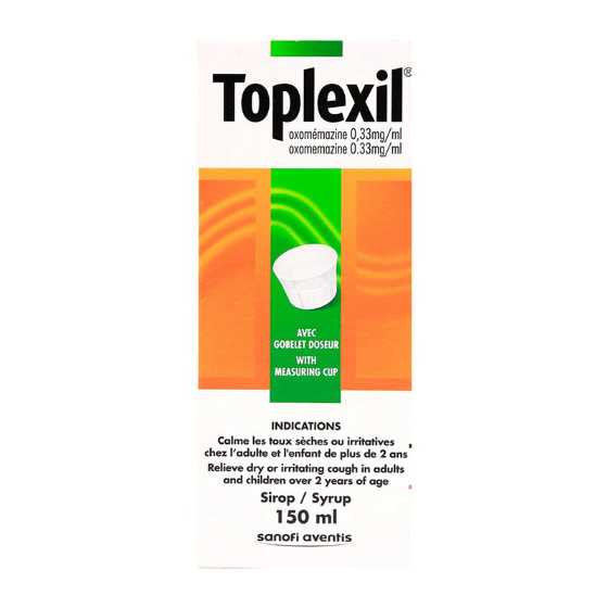 Toplexil Syrup 150ml – Al Manara Pharmacy