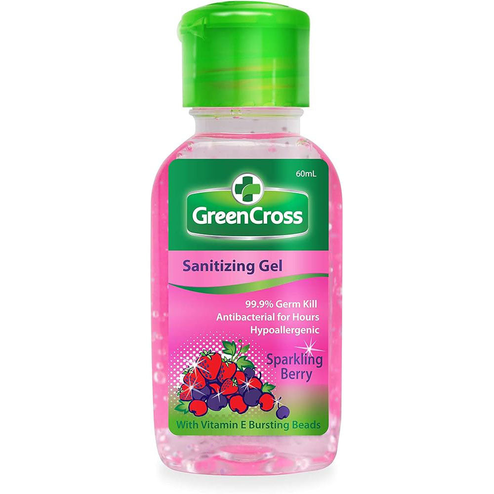 Green Cross Sanitizing Gel Sparkling Berry 60ml – Al Manara Pharmacy
