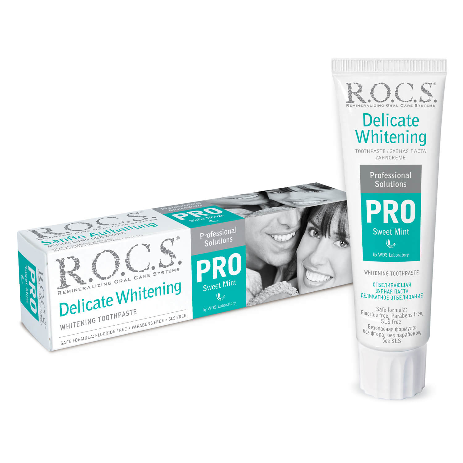 R.O.C.S Delicate Whitening Sweet Mint Toothpaste 100ml – Al Manara Pharmacy