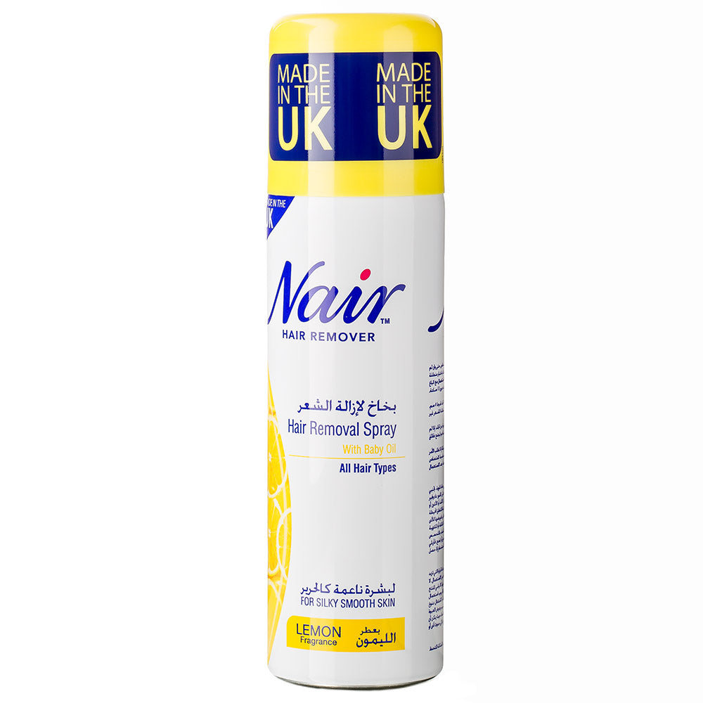 Nair Hair Removal Spray Lemon Fragrance With Baby Oil 200ml – Al Manara ...