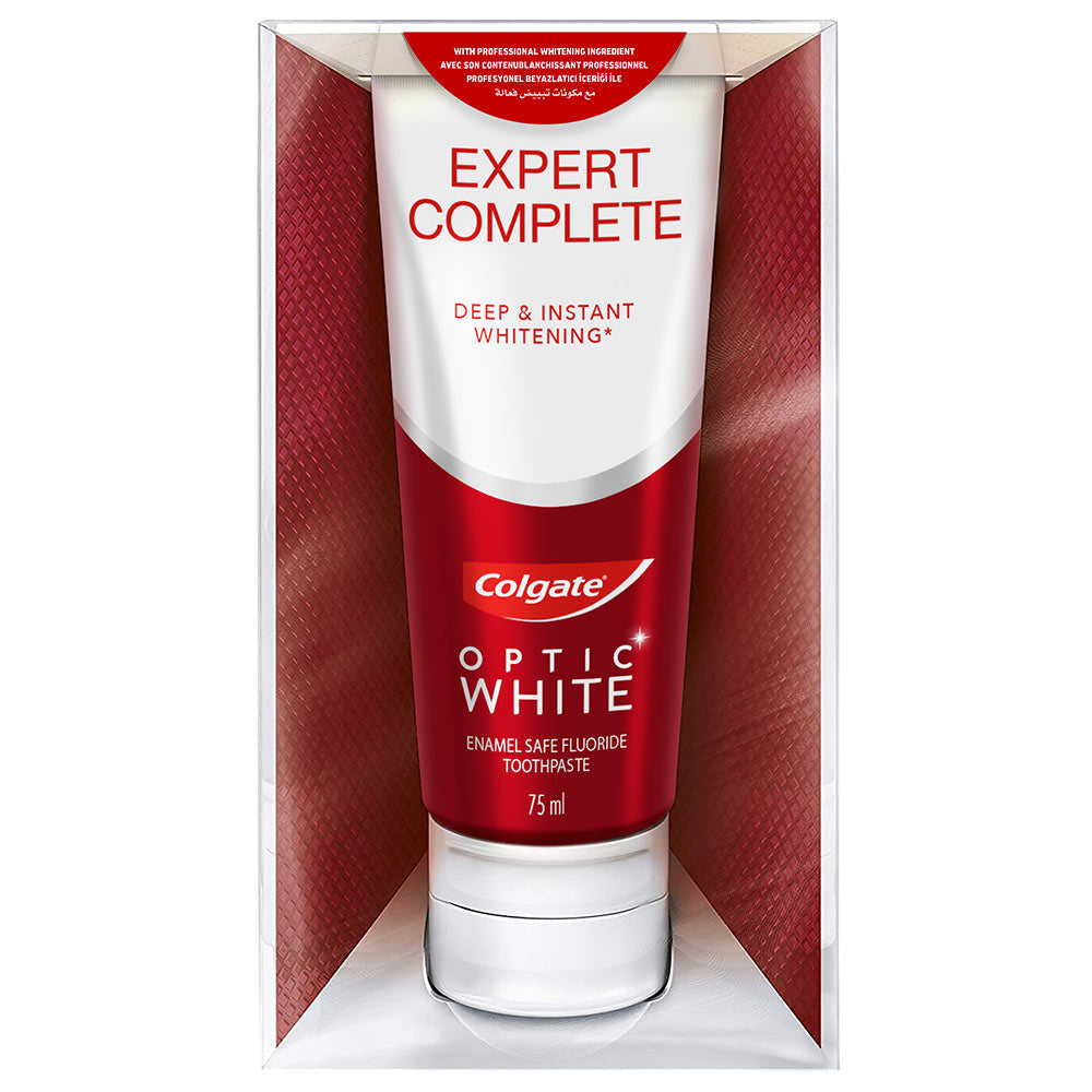 Colgate Optic White Expert Complete Enamel Toothpaste 75ml – Al Manara ...