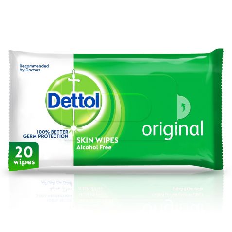 Dettol Antibacterial Wipes Original 20's – Al Manara Pharmacy