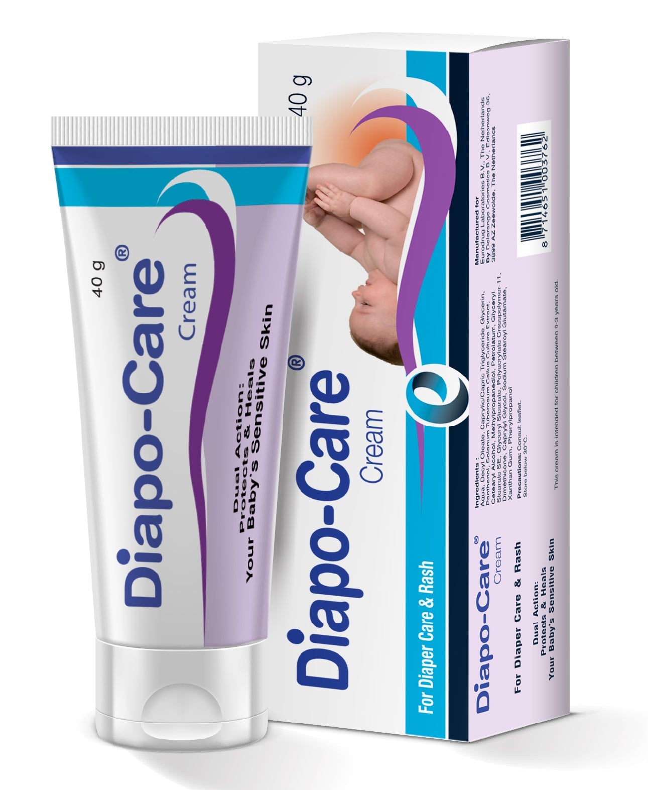 Diapo-Care Diaper Rash Cream, 40gm – Al Manara Pharmacy