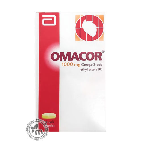 Omacor Omega3 Capsules 28s – Al Manara Pharmacy