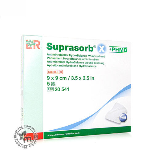 LR Suprasorb Antimicrobial Hydrobalance Wound Dressing 9X9cm | 20541 ...